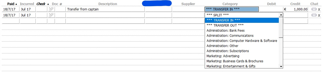 Handling cash, floats | Latitude 365 Yacht Management Software